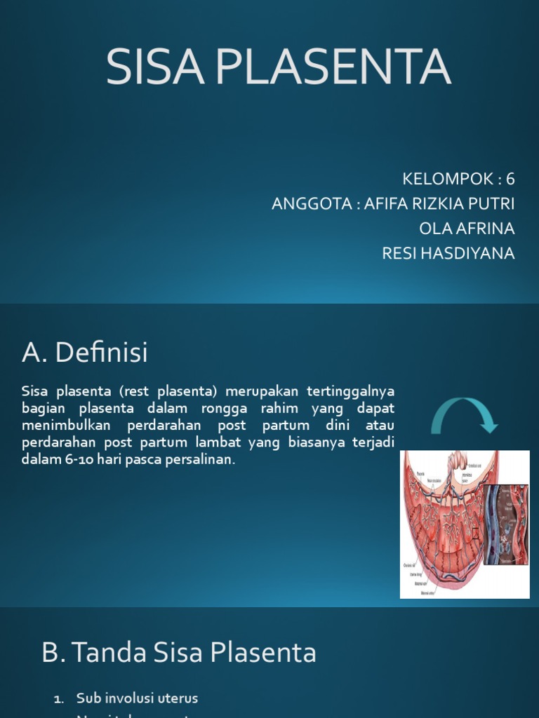 Kelompok 7 (Sisa Plasenta) | PDF | Pengembangan Diri | Kesehatan Holistik