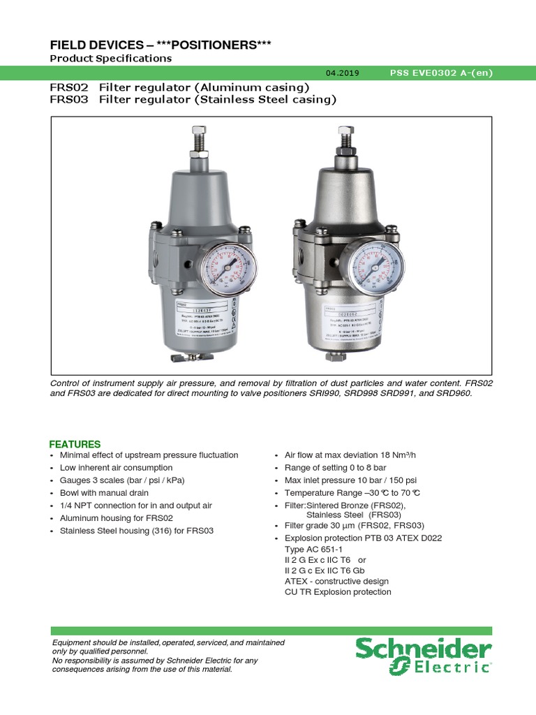Field Devices - Positioners | PDF | Valve | Stainless Steel