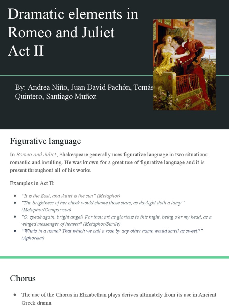 Romeo and Juliet Act II Analysis | PDF | Romeo And Juliet | Characters ...