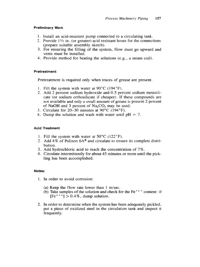 Preliminary Work: Process Machinery Piping | PDF