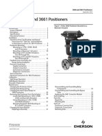 Fisher 3610J/3620J Positioner Manual | PDF | Actuator | Valve