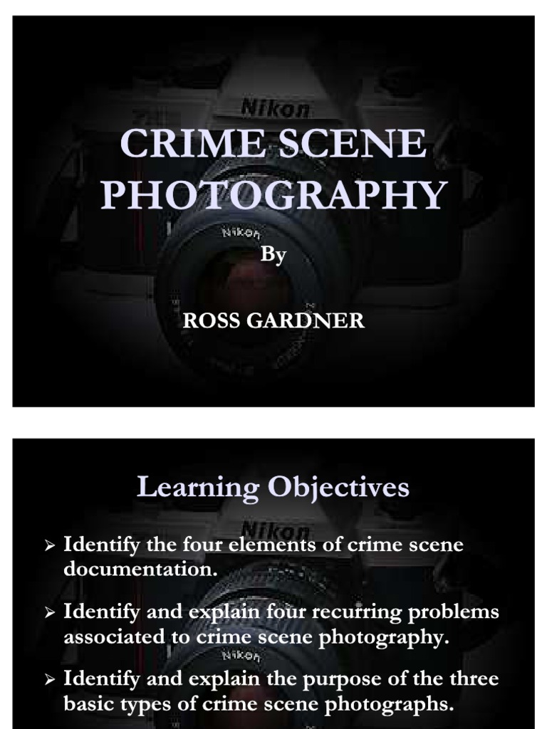 Crime Scene Photography | PDF | Camera | Flash (Photography)