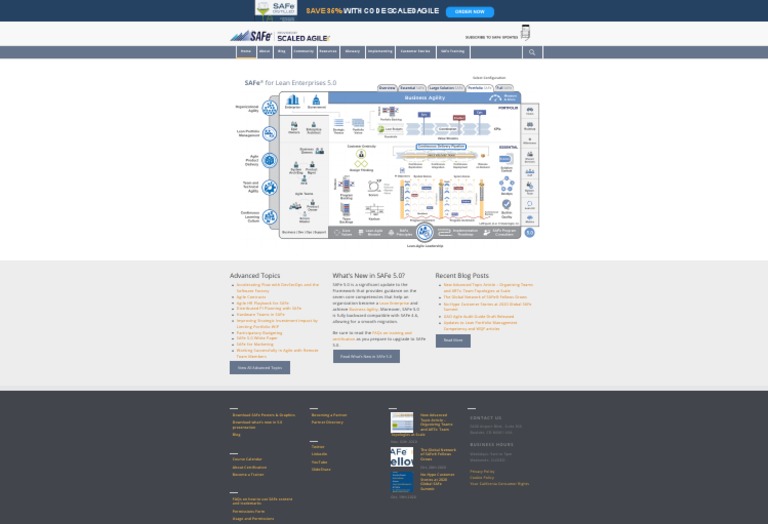 SAFe 5.0 Framework - SAFe Big Picture PDF | PDF | Agile Software Development | Software
