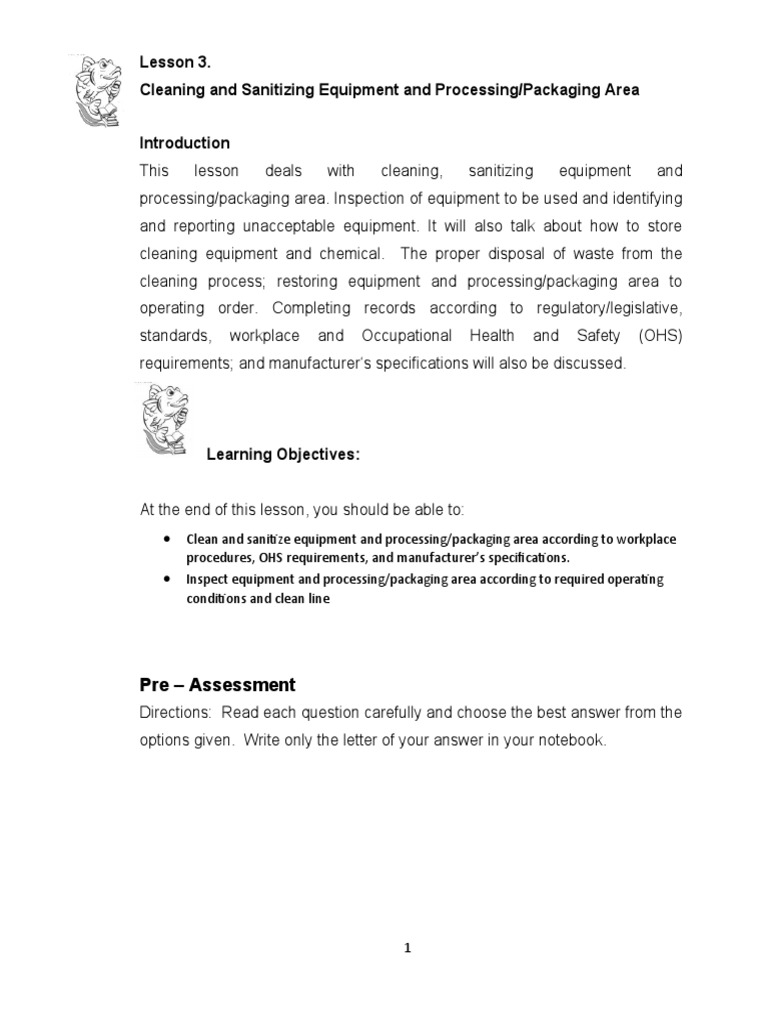 Cleaning and Sanitizing Procedures: A Guide to Maintaining Food ...