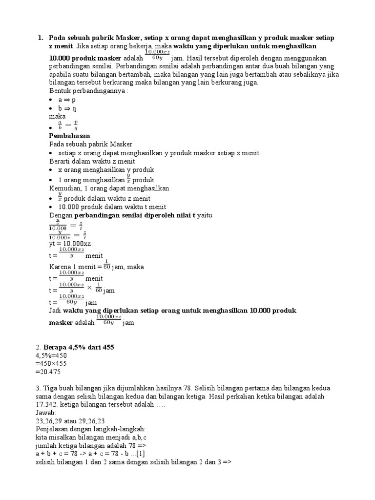 Contoh Soal Tiu | PDF