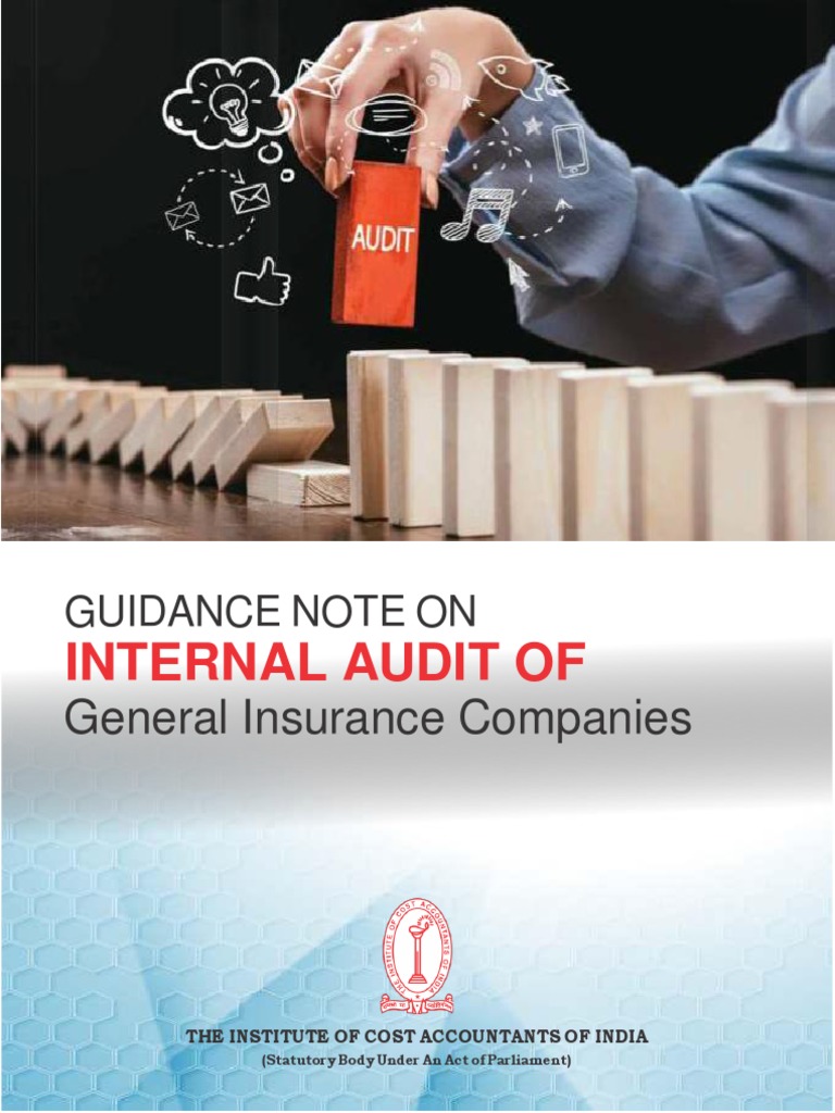 Guidance Note On Internal Audit of General Insurance Companies | PDF ...