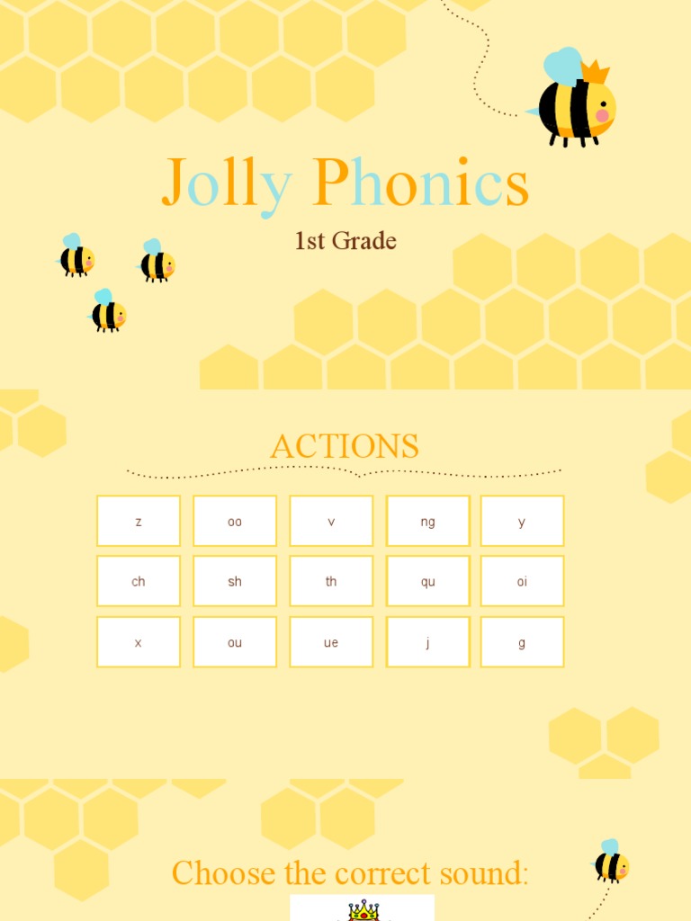 Jolly Phonics Activities - 1st Grade | PDF