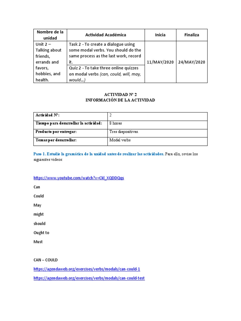 Unit 2 - Interlingua | PDF | Idiomas