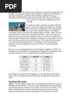 The Egyptian Civilization | PDF | Egyptian Pyramids | Ancient Egypt