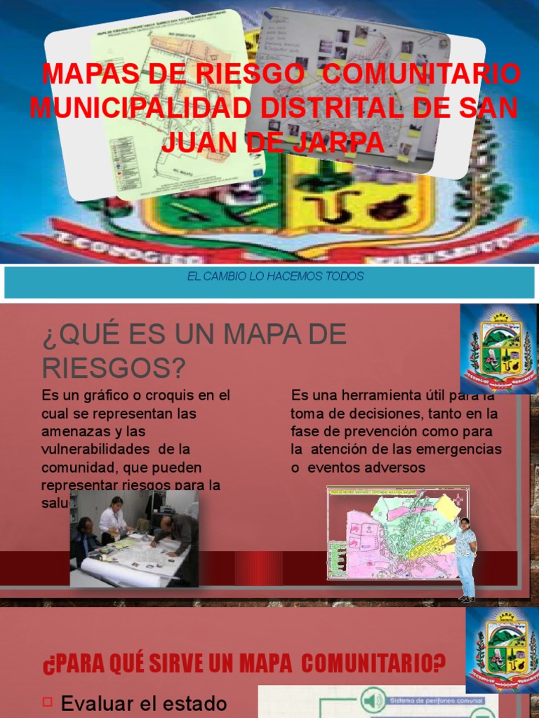 Mapa Comunitario de Riesgos San Juan de Jarpa-2020 | PDF | Vulnerabilidad | Riesgo