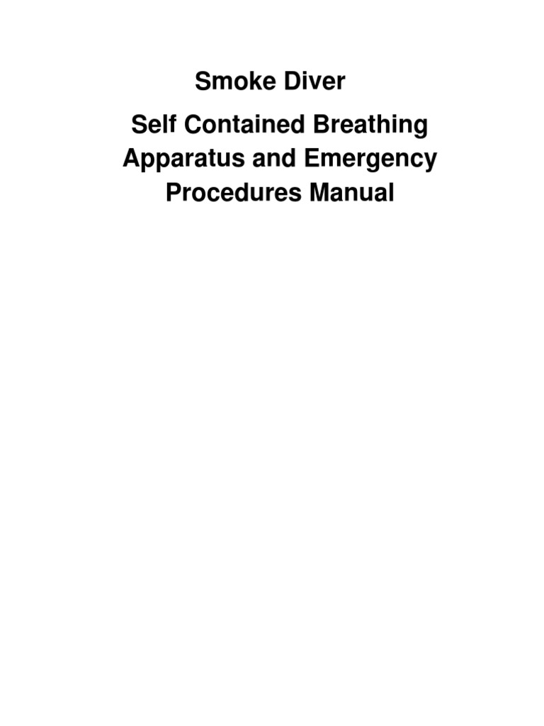 SCBA History and Emergency Procedures | PDF | Firefighter | Combustion