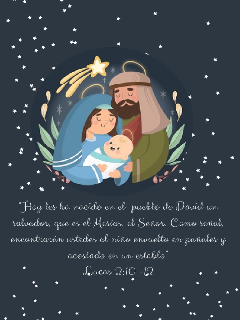 "Hoy Les Ha Nacido en El Pueblo de David Un Salvador, Que Es El Mesías ...