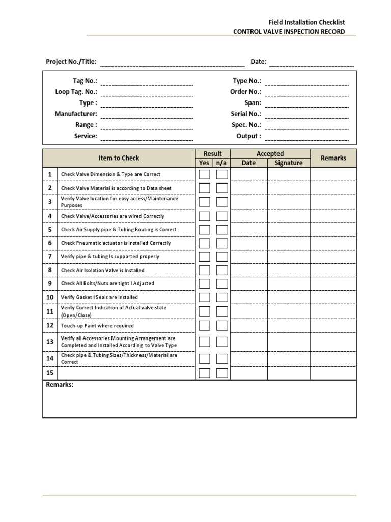 OGC-FIC-003-I-Control Valve Inspection Record-Field Installation ...