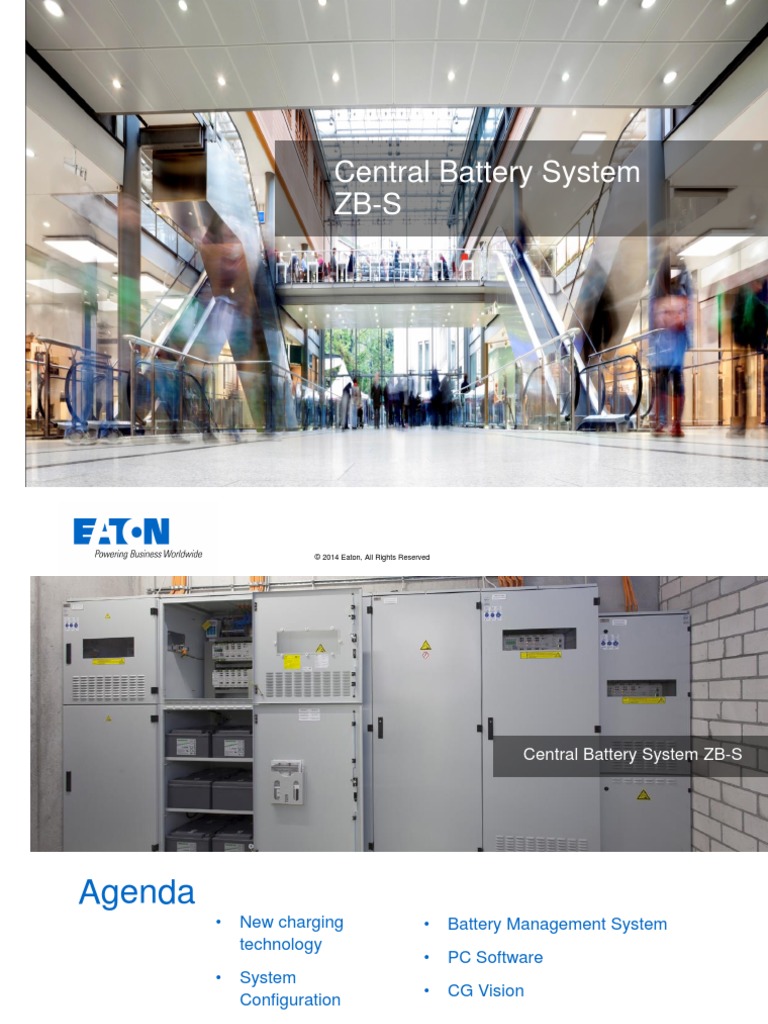 Central Battery System ZB-S: © 2014 Eaton, All Rights Reserved | PDF ...