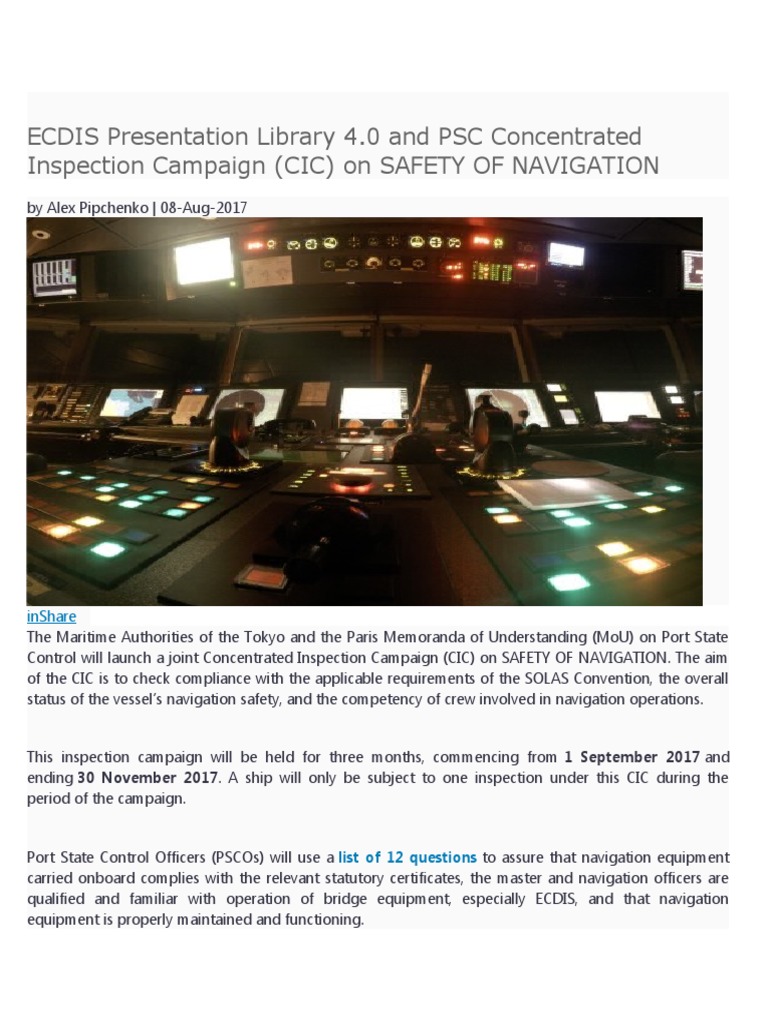 ECDIS Presentation Library 4 | PDF | Business | Technology & Engineering