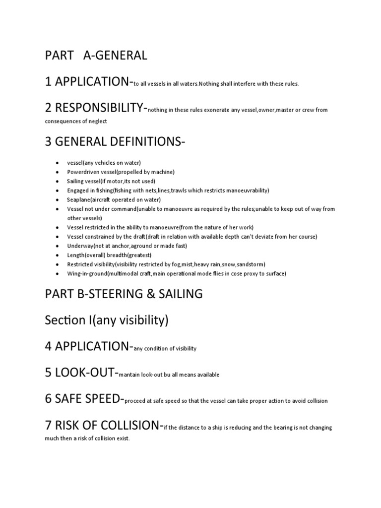 Maritime Navigation Rules Guide | PDF | Ships | Water Transport