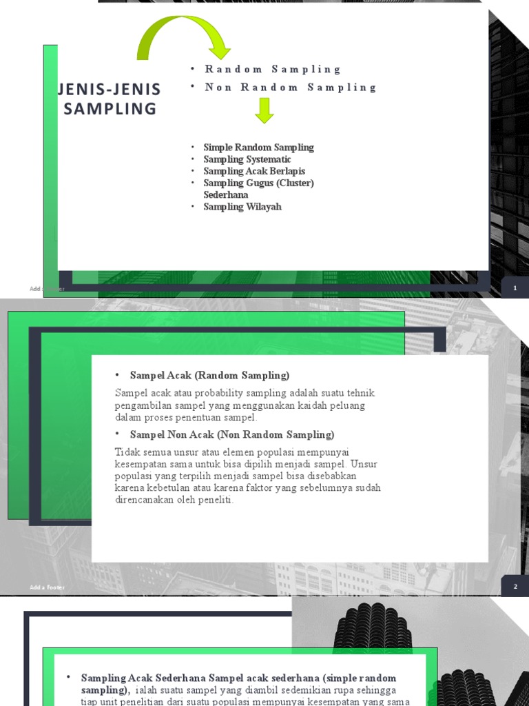 Jenis-Jenis Sampling | PDF