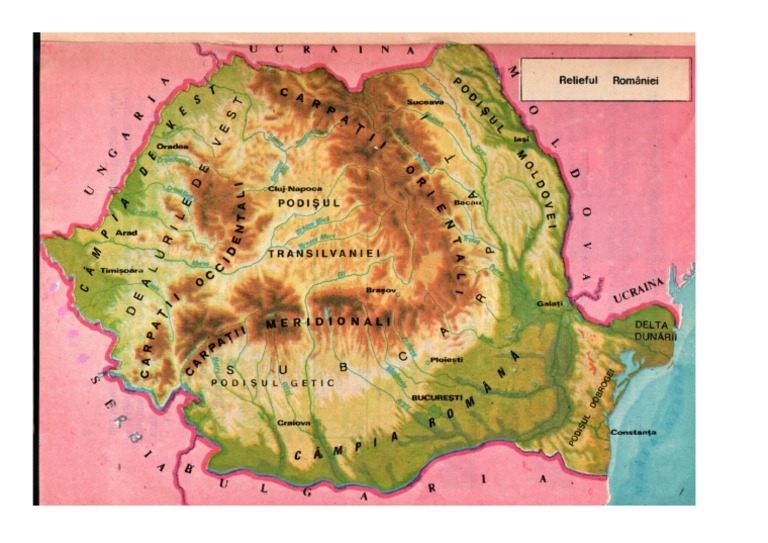 Harta Romaniei | PDF