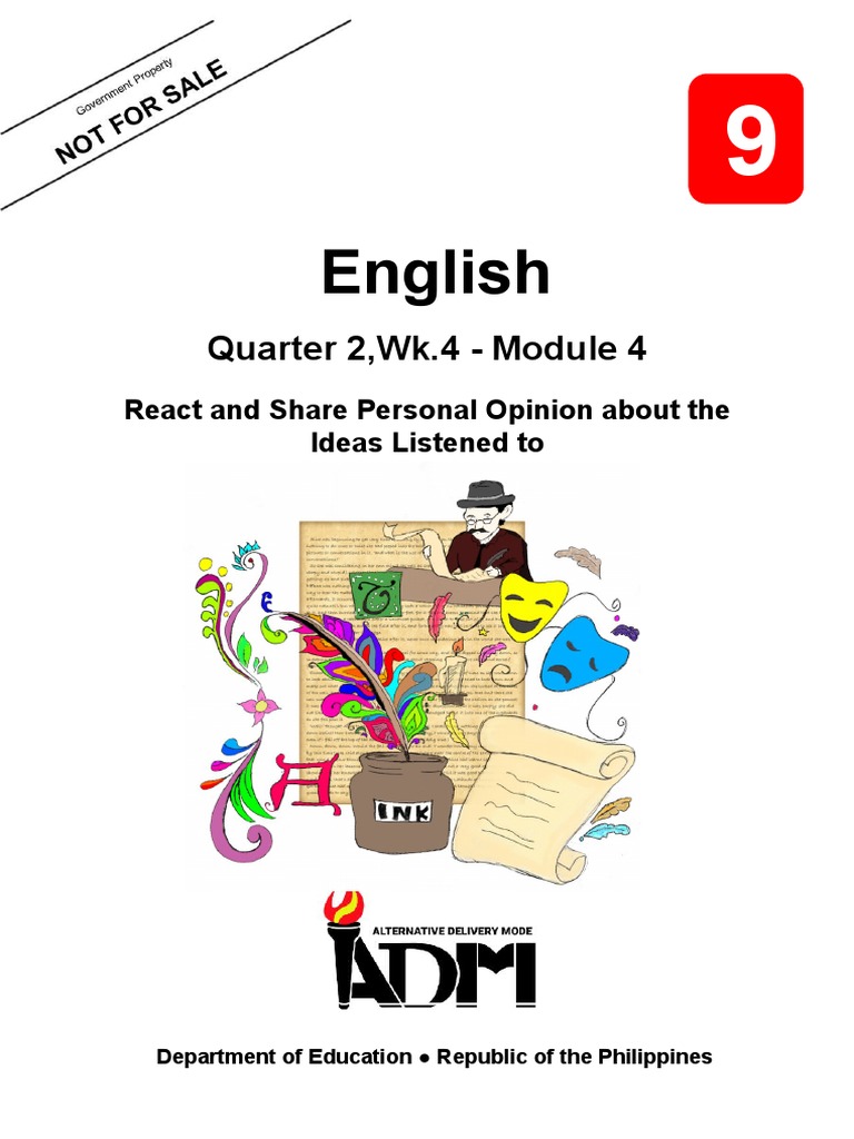 English: Quarter 2, Wk.4 - Module 4 | PDF | Social Justice | Learning