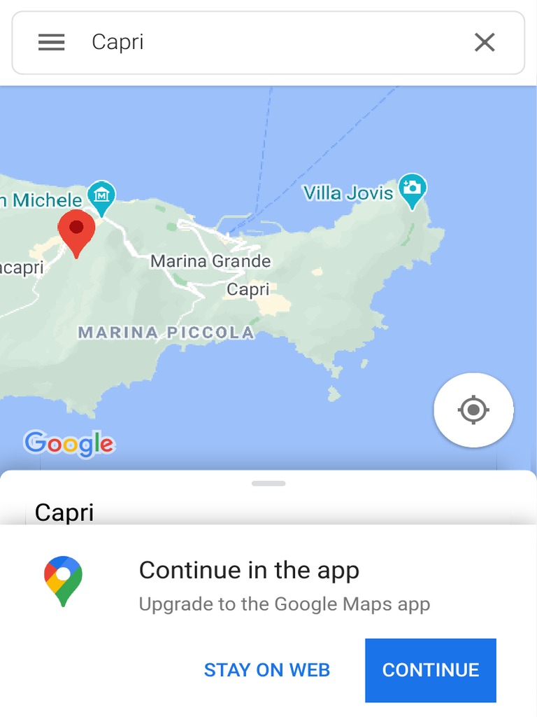 Capri - Google Maps | PDF
