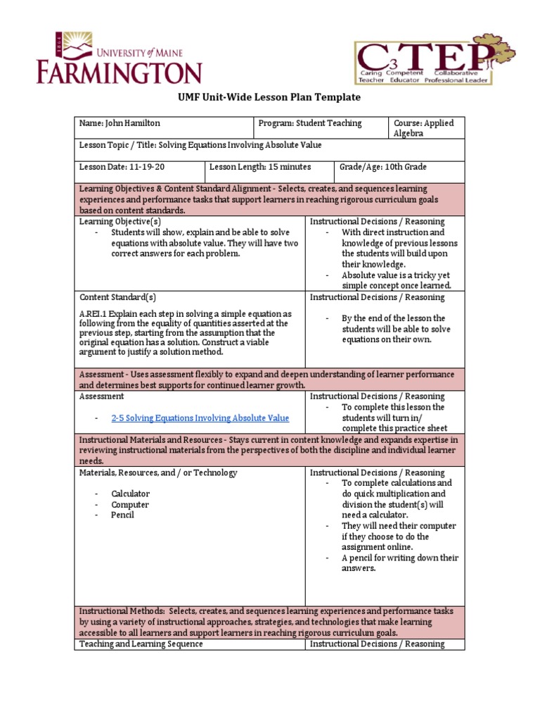 Tws Lesson 4 | PDF | Curriculum | Educational Assessment