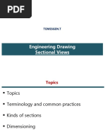 Modul 4 Eng-Drawing - Section Views | PDF | Drawing | Geometry
