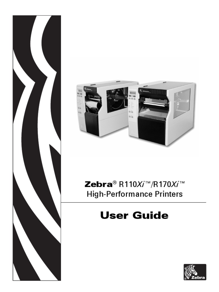ZEBRA 110xi Um | PDF | Electrical Connector | Printer (Computing)