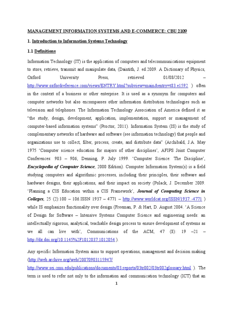 Management Information Systems | PDF | Computer Data Storage | Operating System