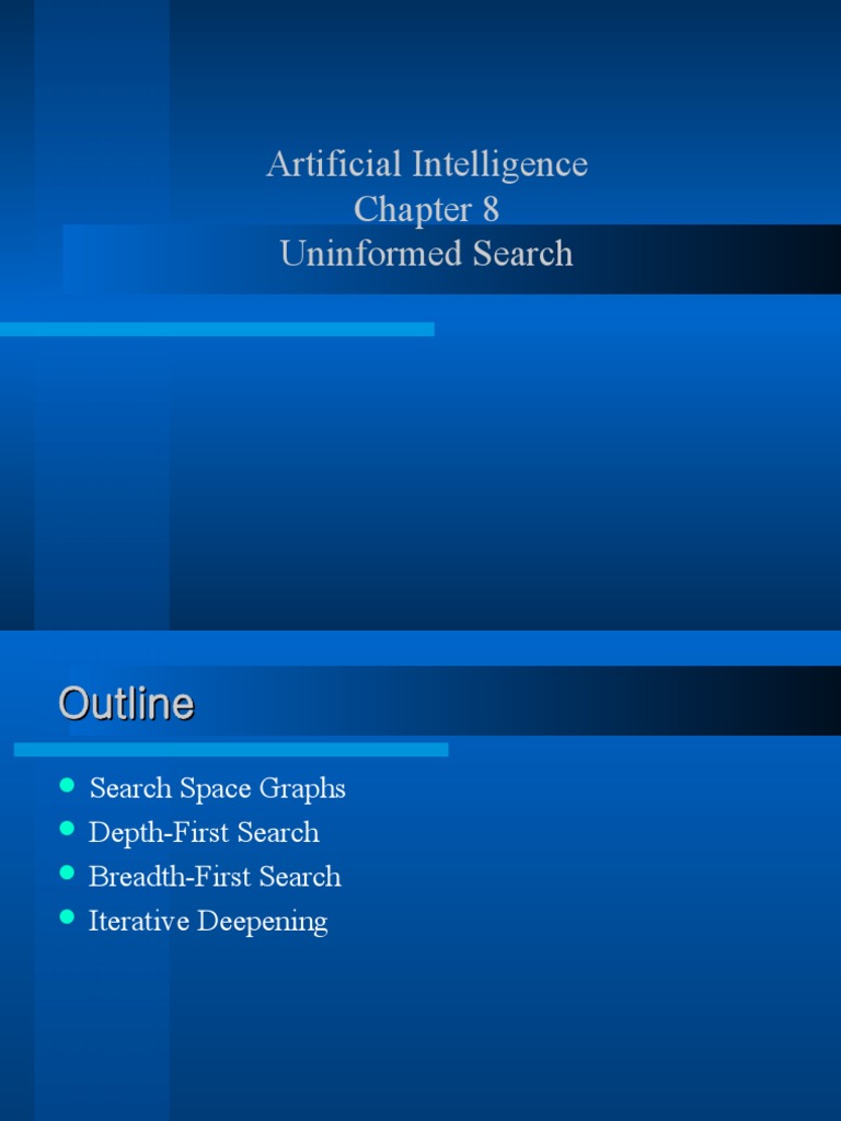 Artificial Intelligence Uninformed Search Pdf Algorithms And Data Structures Applied