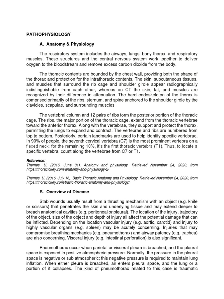 An In-Depth Exploration of Pneumothorax and Hemothorax: Etiology ...