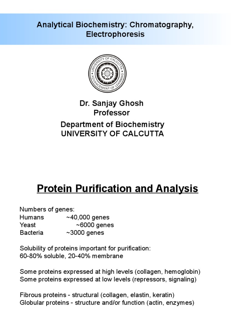 Protein Purification Techniques Overview | PDF | Protein Purification ...