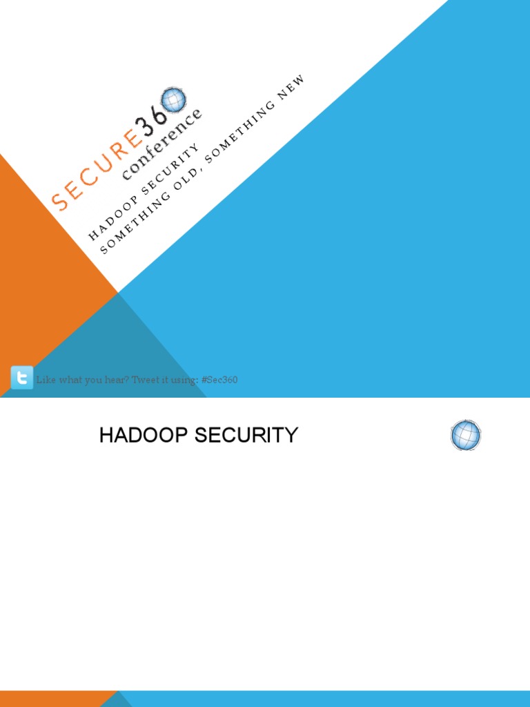 Hadoop Security for IT Professionals | PDF | Apache Hadoop | Encryption