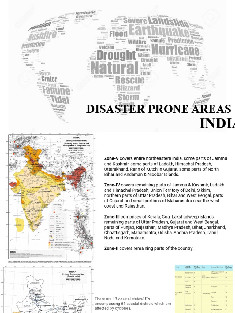 Disaster Prone Areas | PDF
