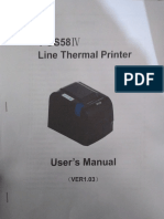 POS80 User - S Manual | PDF | Power Supply | Printer (Computing)