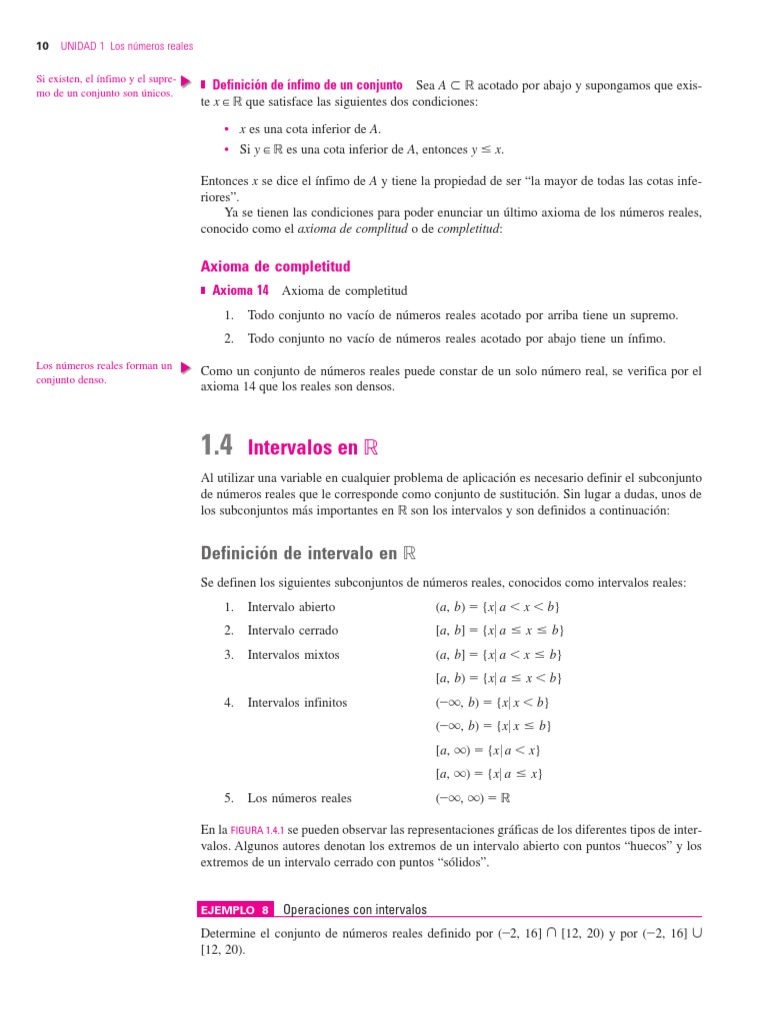 Intervalos | PDF | Intervalo (Matemáticas) | Conjunto (Matemáticas)