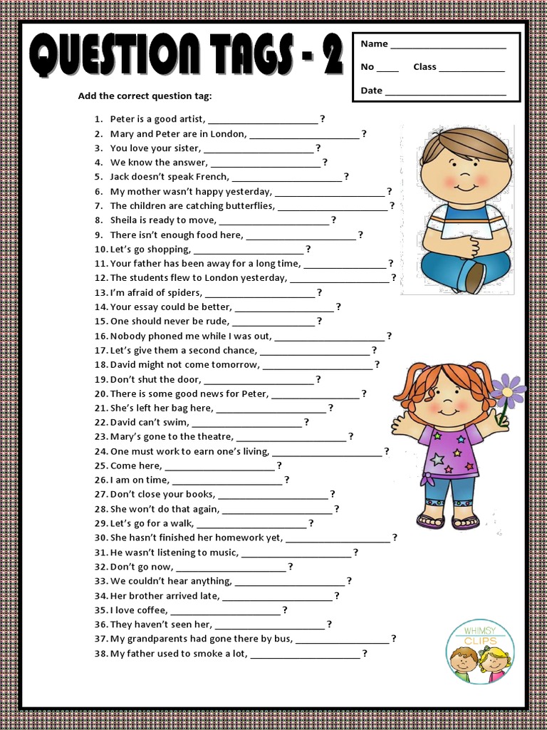 Adding Question Tags | PDF