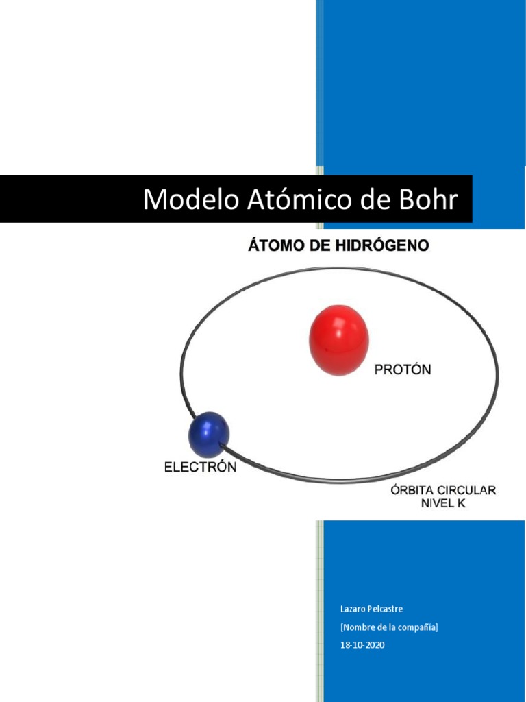 Modelo de Bohr | PDF | Mecánica cuántica | Átomos
