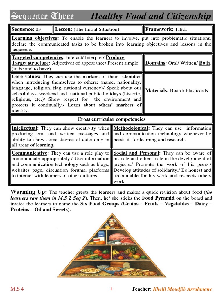 Healthy Food Awareness Project Guide | PDF | Foods | Healthy Diet