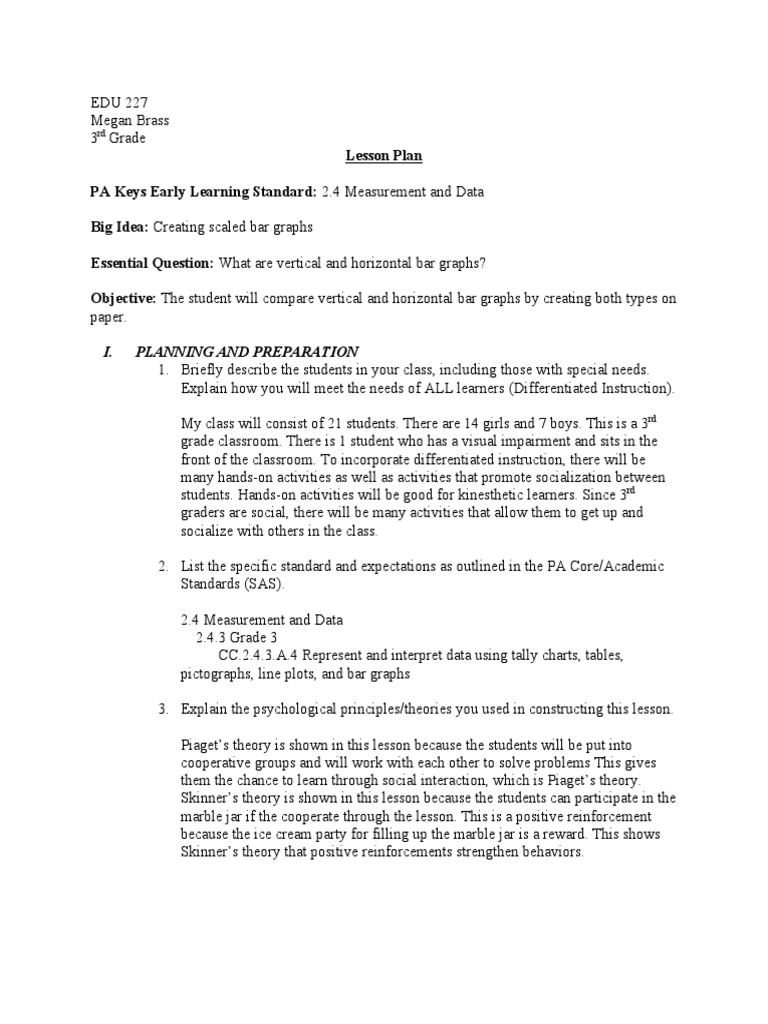 Lesson Plan | PDF | Differentiated Instruction | Lesson Plan