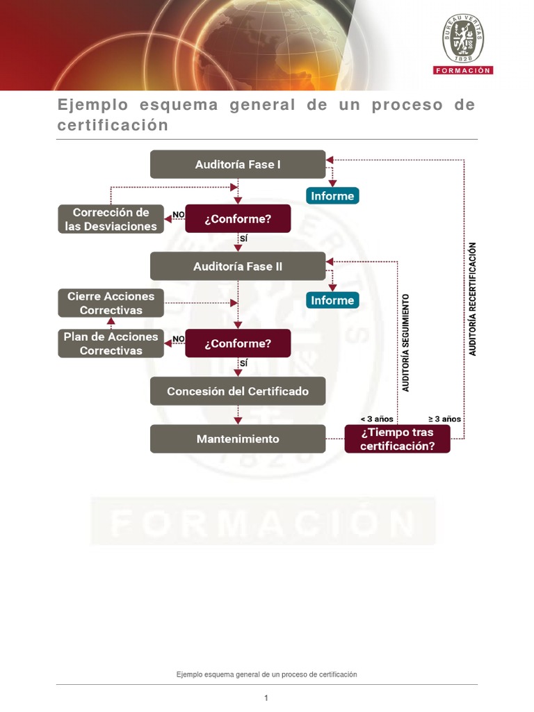Ejemplo Esquema Proceso Certificacion | PDF
