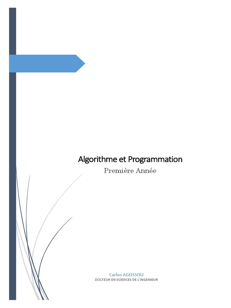 Cours Algorithme Et ProgrammationChapitre1 PDF | PDF | Programme ...