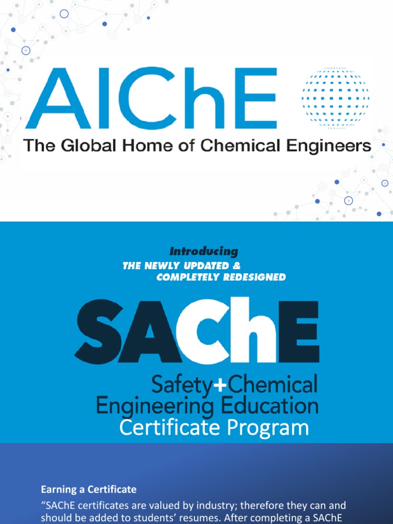 Programa de Certificación SAChE | PDF