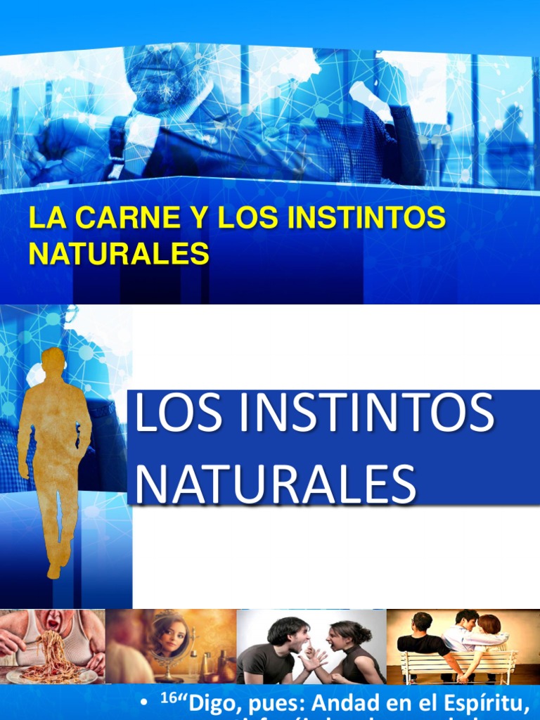 La Carne Y Los Instintos Naturales | PDF | Lujuria | Pecado