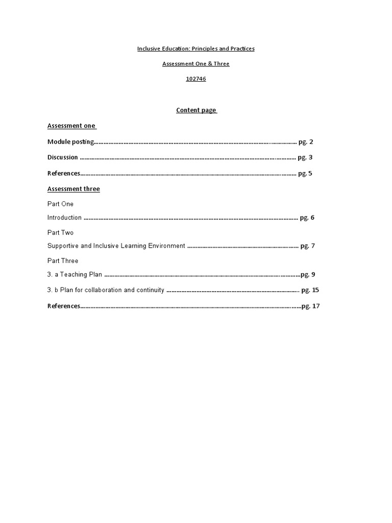 Inclusive Education | PDF | Inclusion (Education) | Autism Spectrum