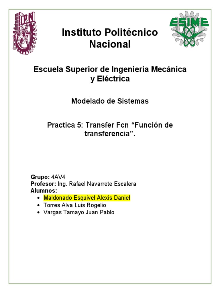 Complemento Practica 5 | Descargar gratis PDF | Número complejo | Matriz (Matemáticas)