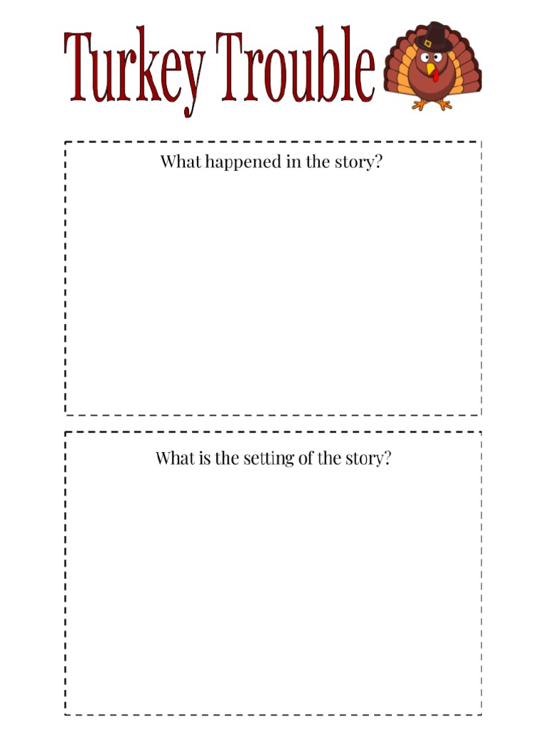Reading Comprehension For Turkey Trouble | PDF