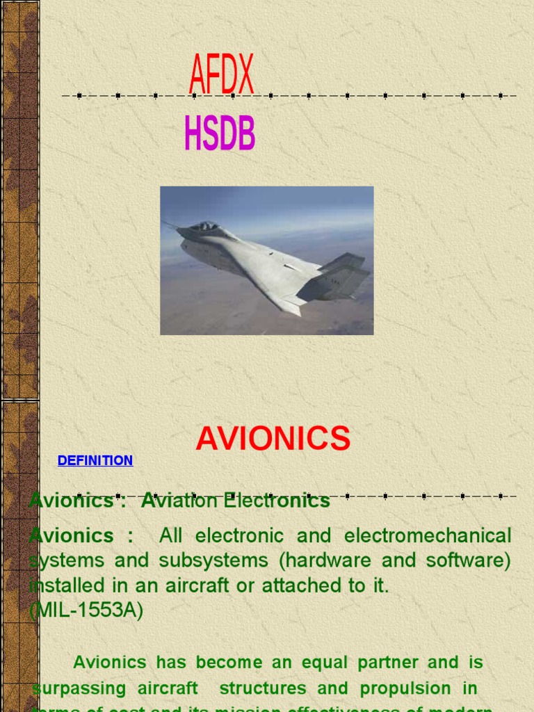 Avionics Electronics: Definition and Uses of Avionics Data Buses | PDF ...