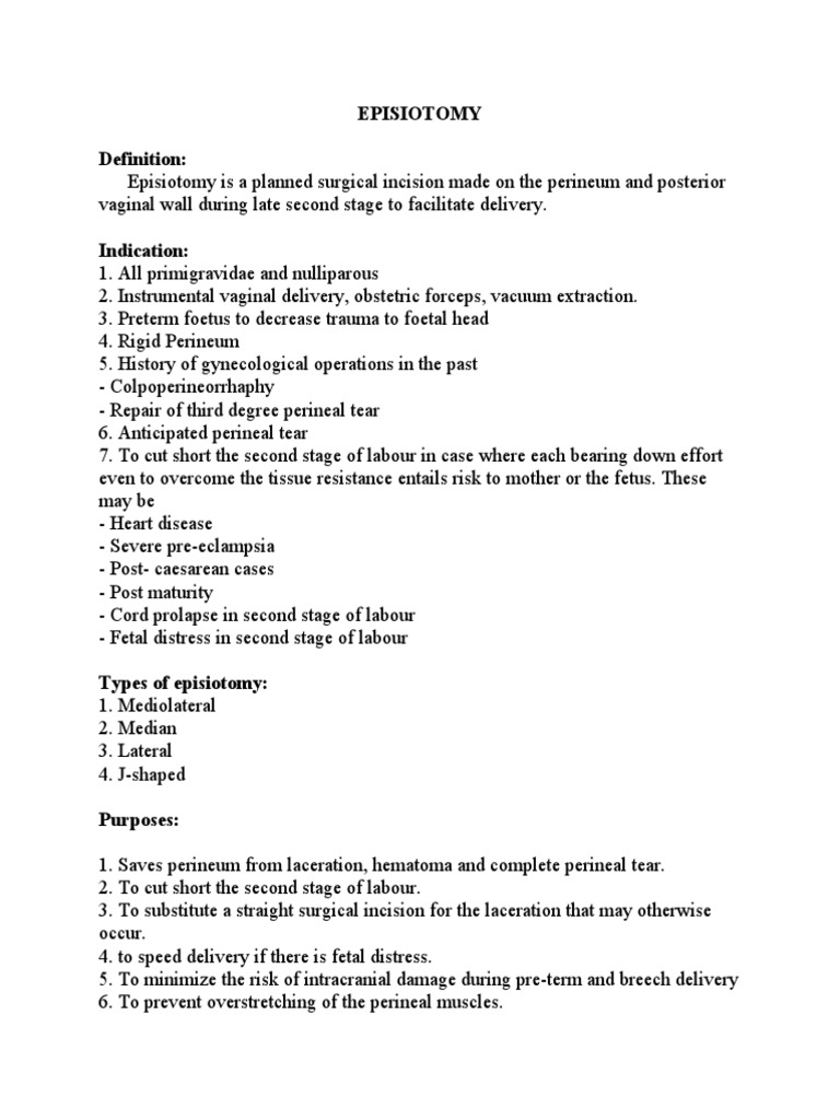 Episiotomy Definition | PDF | Childbirth | Surgical Suture