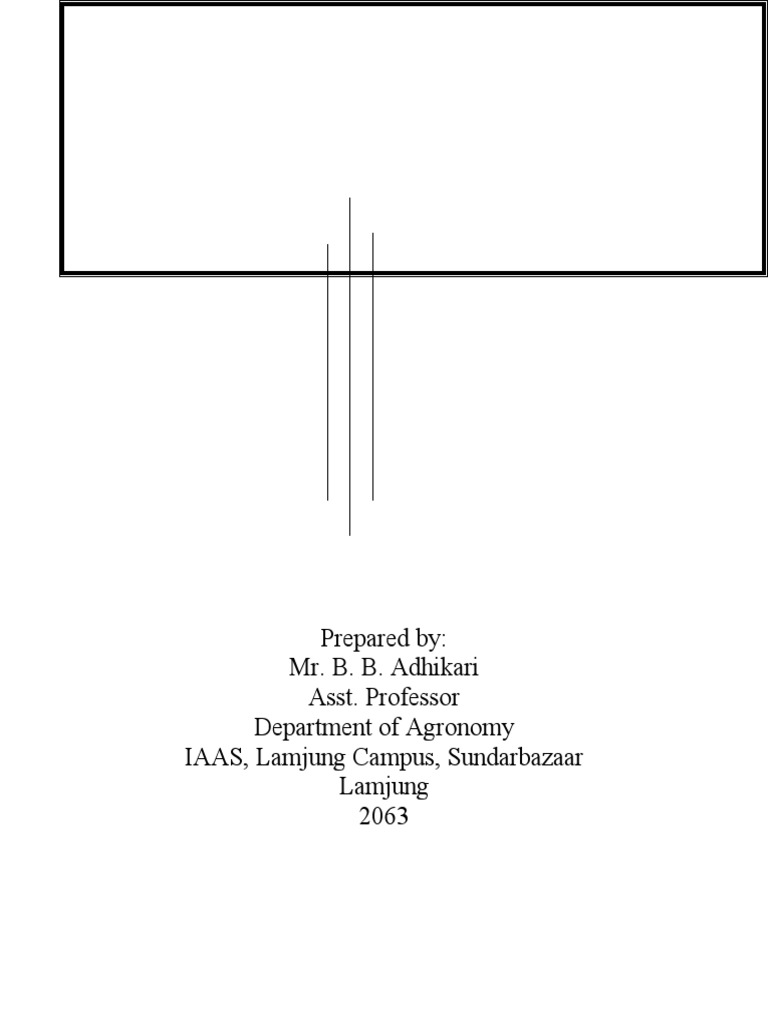 Principles of AGR 1st Semester BB Sir Final 063 | PDF | Sustainable ...