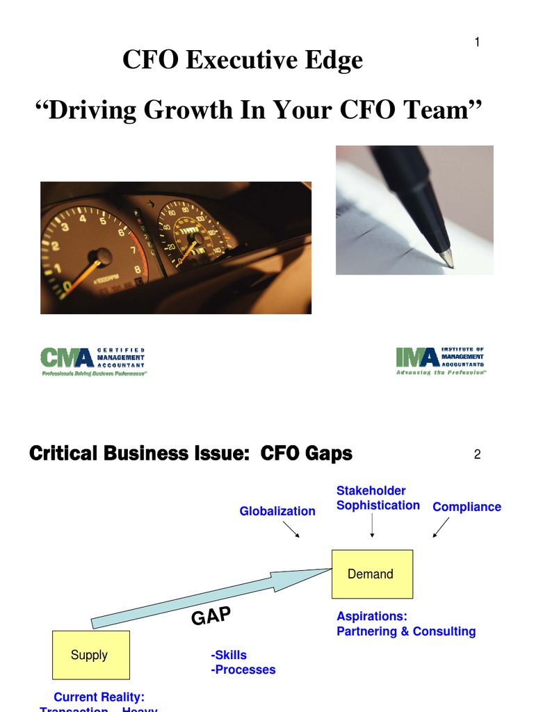 CFO Executive Edge "Driving Growth in Your CFO Team" | PDF | Management ...